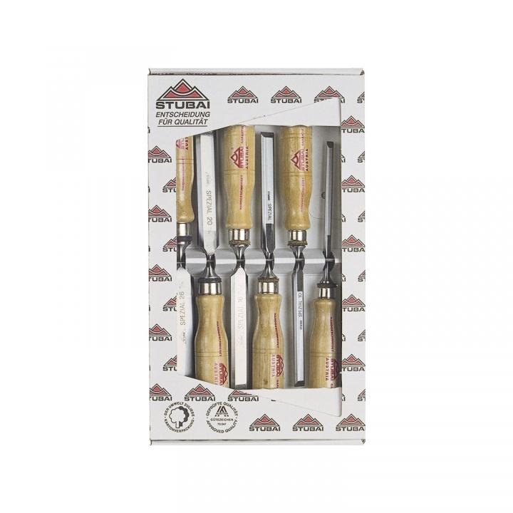 Stubai special chisel set with hornbeam handle, 6 pieces - Mike's ...
