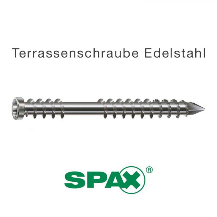 SPAX-D terrace screw with cylinder head 5.0x 50 Torx 25 stainless steel ...
